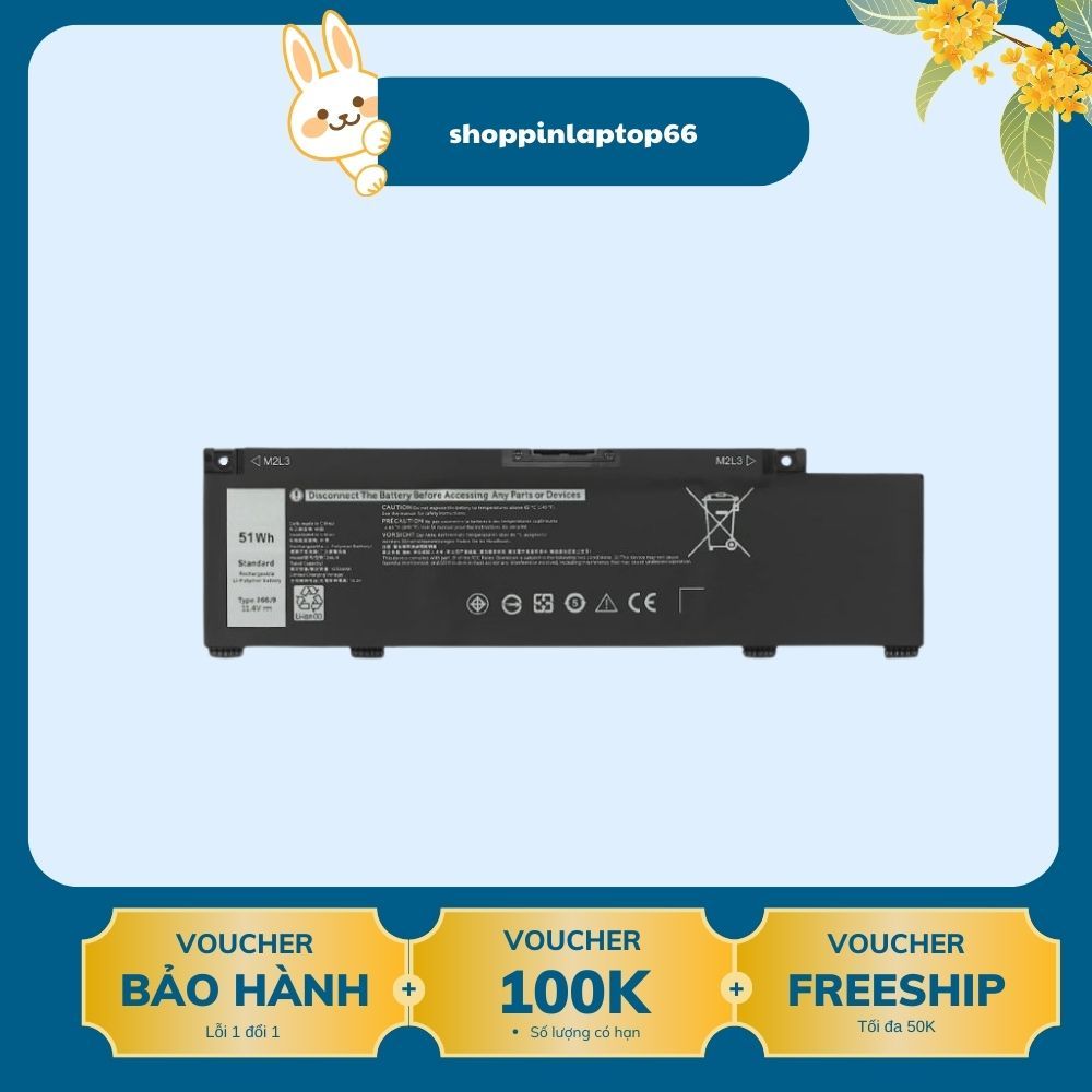 Pin Laptop Dell Inspiron 5490 Type 266J9 (pin thay cell) | Shopee Việt Nam