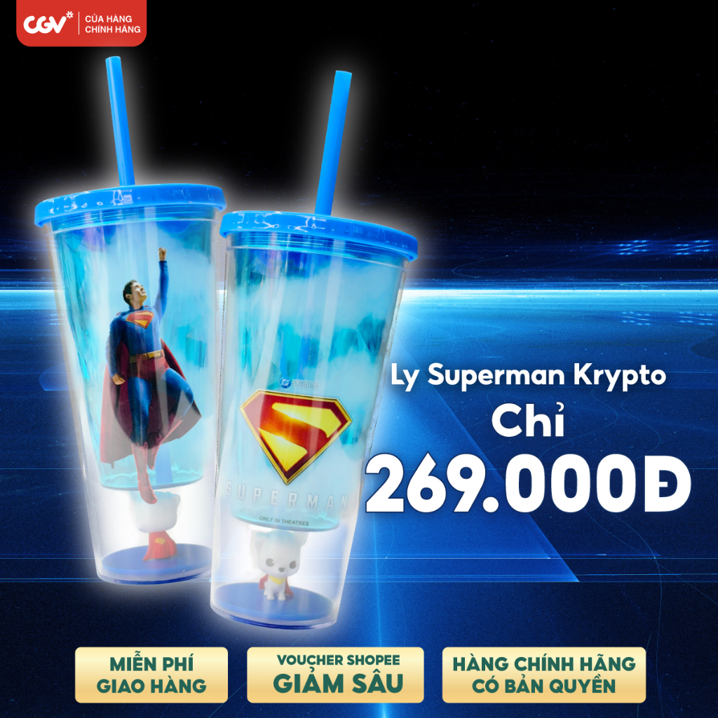 LY NƯỚC SUPERMAN– CGV Cinemas Vietnam | Shopee Việt Nam