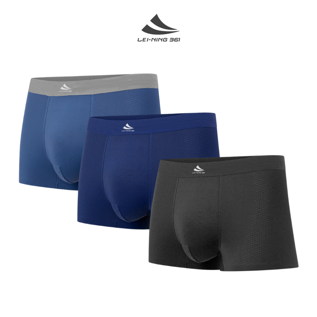 Combo 3 Quần Boxer Nam Lei-Ning Ngàn Lỗ Thoáng Khí - Kháng Khuẩn ...