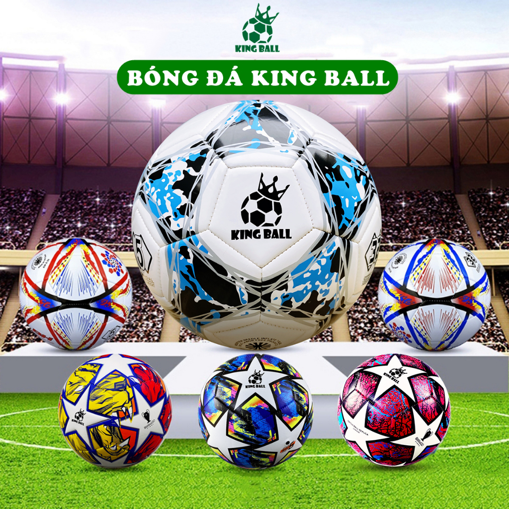 Quả Bóng Đá Chính Hãng King Ball Size Số 4 5 Trái Banh Trẻ Em Ngoại ...