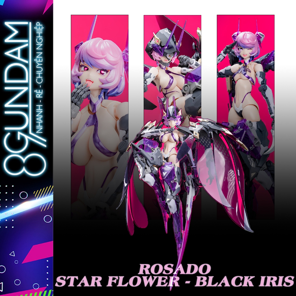 [CÓ SẴN] Mô Hình Action Figure 1/10 Rosado Project RS-02 Star Flower - Black Iris | Shopee Việt Nam