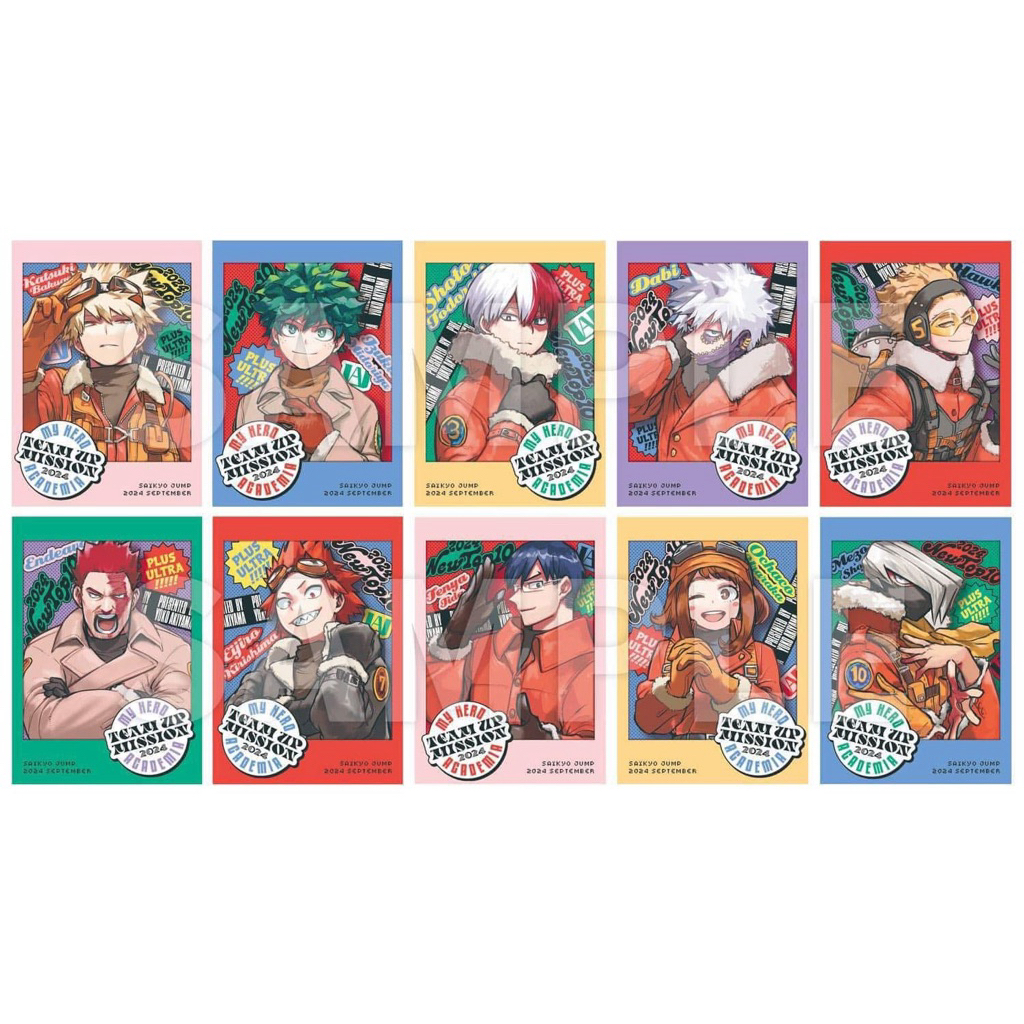 [Solz.Store][Sẵn] Lẻ Sticker Jump 2024 “Set Số 1” My Hero Academia/MHA ...