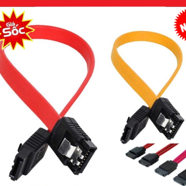 {Combo 2 chiếc} Dây SATA máy tính_Dây cáp sata dùng kết nối SSD, ổ cứng ...
