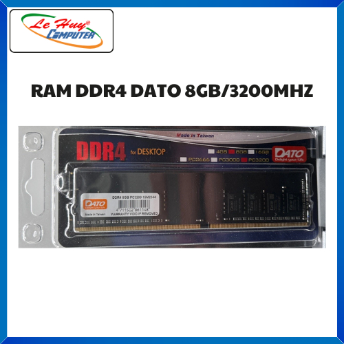 Ram Máy Tính DATO DDR4 16GB/ 8GB BUS 3200Mhz - Hàng Chính Hãng | Shopee ...