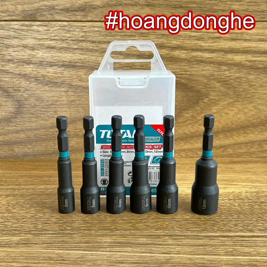 Bộ 6 đầu bắn tôn Total TAC2765061 các size từ 6-12mm | Shopee Việt Nam