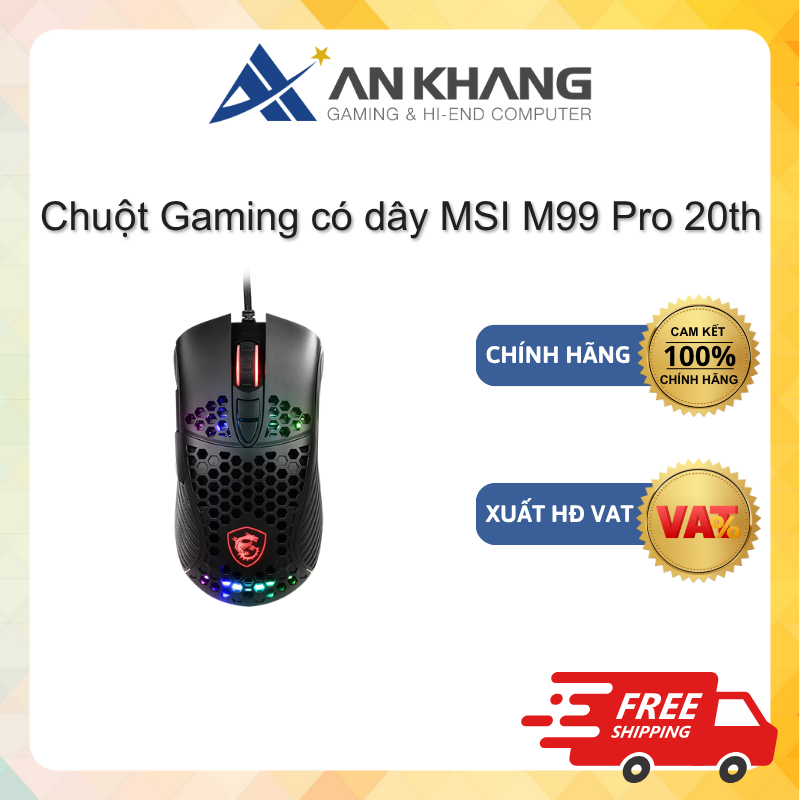 Chuột Gaming có dây MSI M99 Pro 20th Chính hãng | Shopee Việt Nam