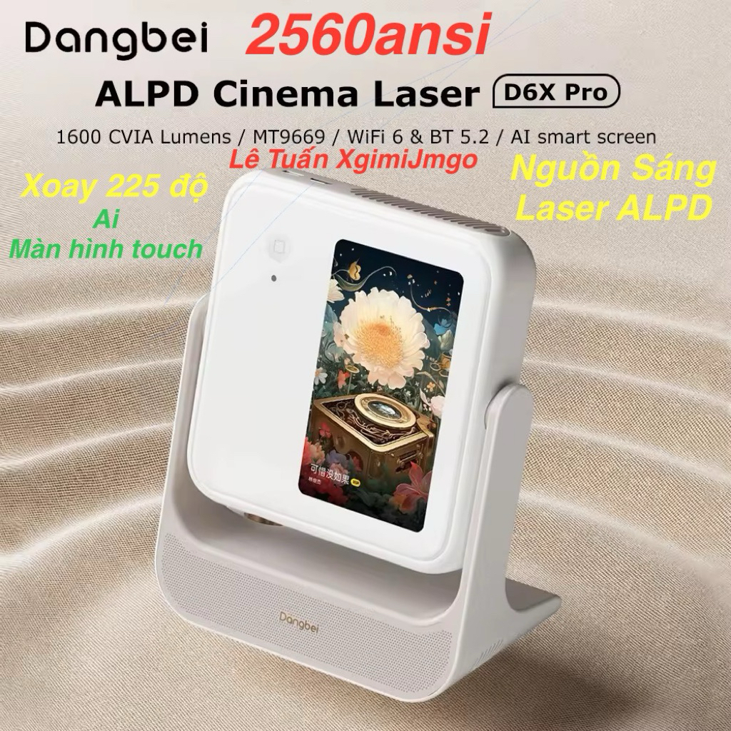 Máy Chiếu Dangbei D6X Pro. 2560ansi, Nguồn Sáng Laser ALPD cho hình ảnh đẹp hơn nguồn sáng Led ...