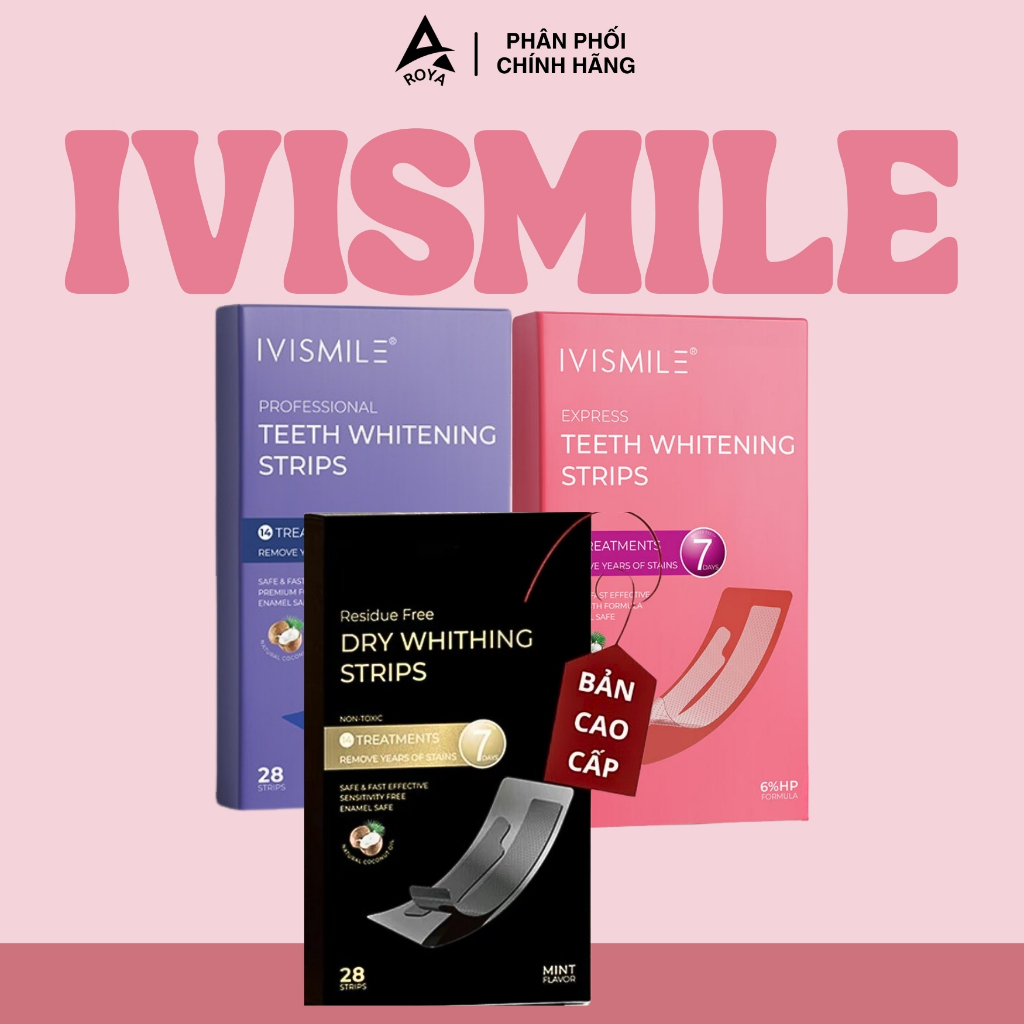 Miếng Dán Trắng Răng IVISMILE, Công Thức Trắng Răng Cấp Tốc HP An Toàn Không Gây Ê Buốt | Shopee ...