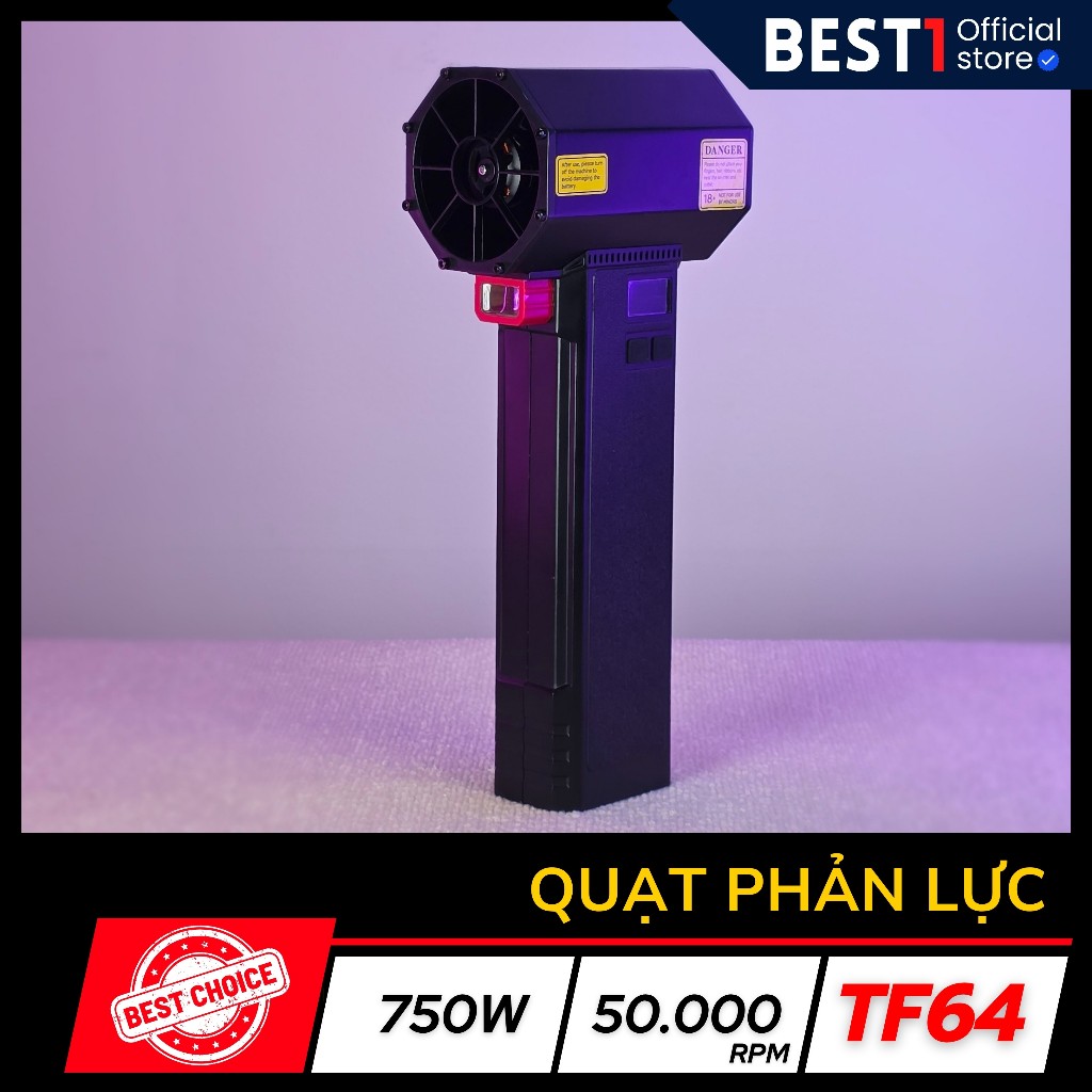 Quạt phản lực JetFan Booster TF64 siêu mạnh - Thổi bụi thổi lửa rửa xe ...