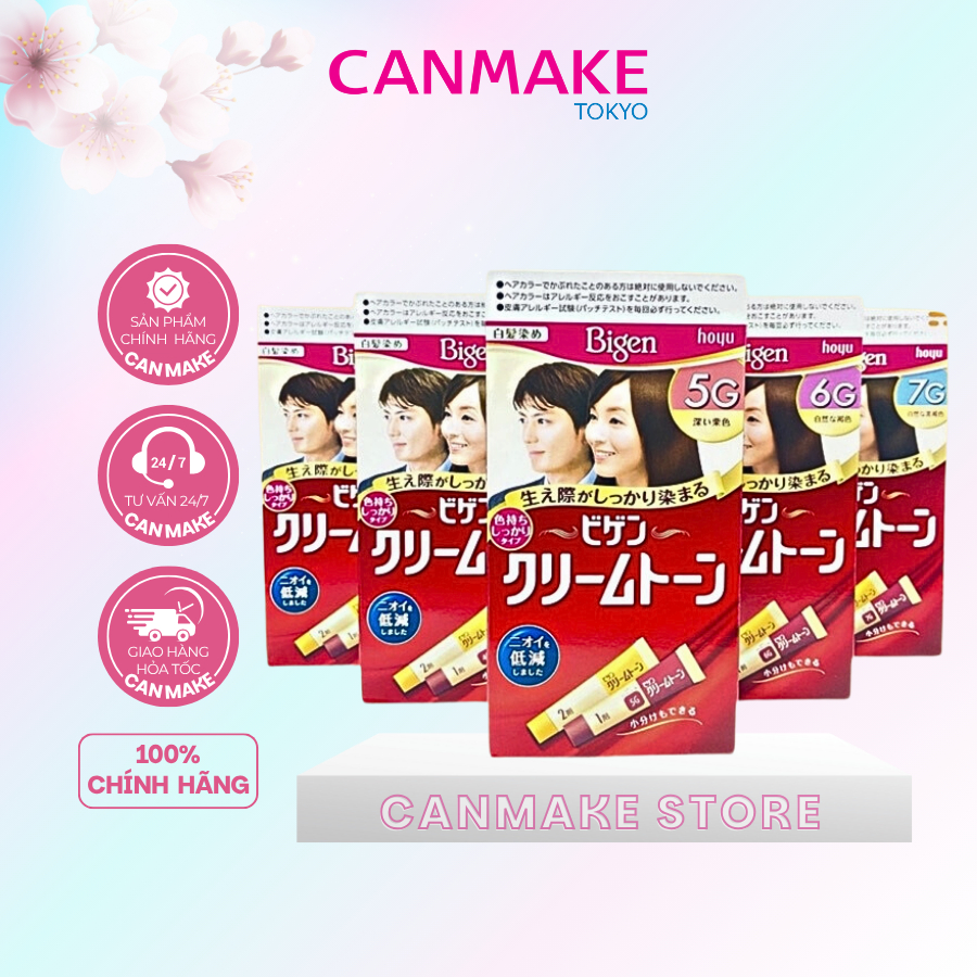 Nhuộm tóc Bigen phủ bạc chuẩn nội địa Nhật Bản - đủ màu 3g/4g/5g/6g/7g ...