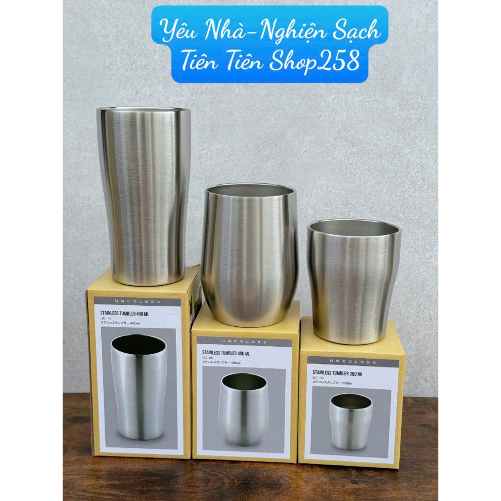 Cốc giữ nhiệt inox 304 Kakusee Nhật Bản 350ml-400ml-490ml | Shopee Việt Nam