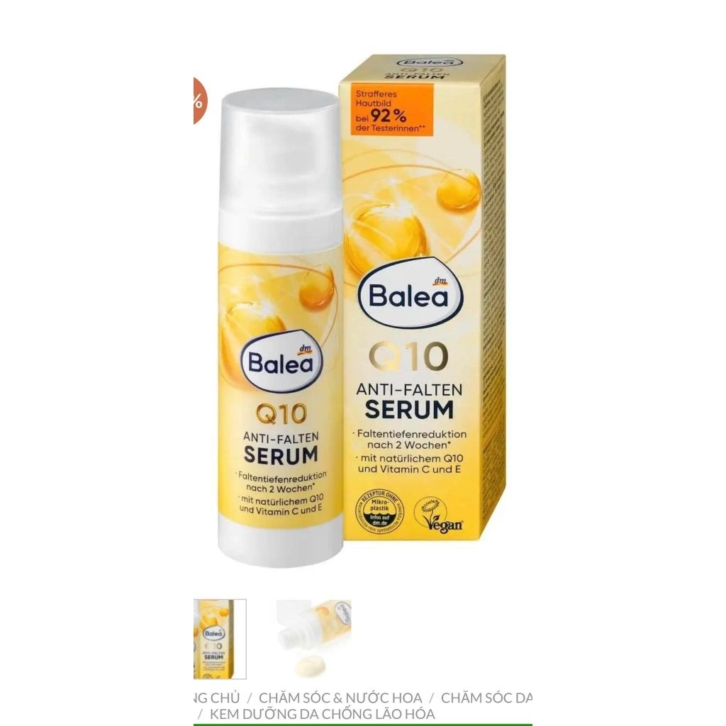 Serum Balea Q10 Anti Falten, hàng Đức | Shopee Việt Nam