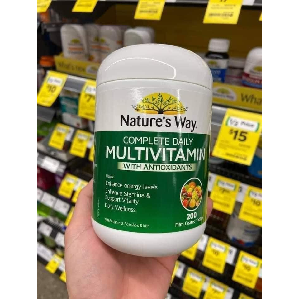 Vitamin tổng hợp tảo nội địa Úc Multivitamin NW, 200 viên | Shopee Việt Nam