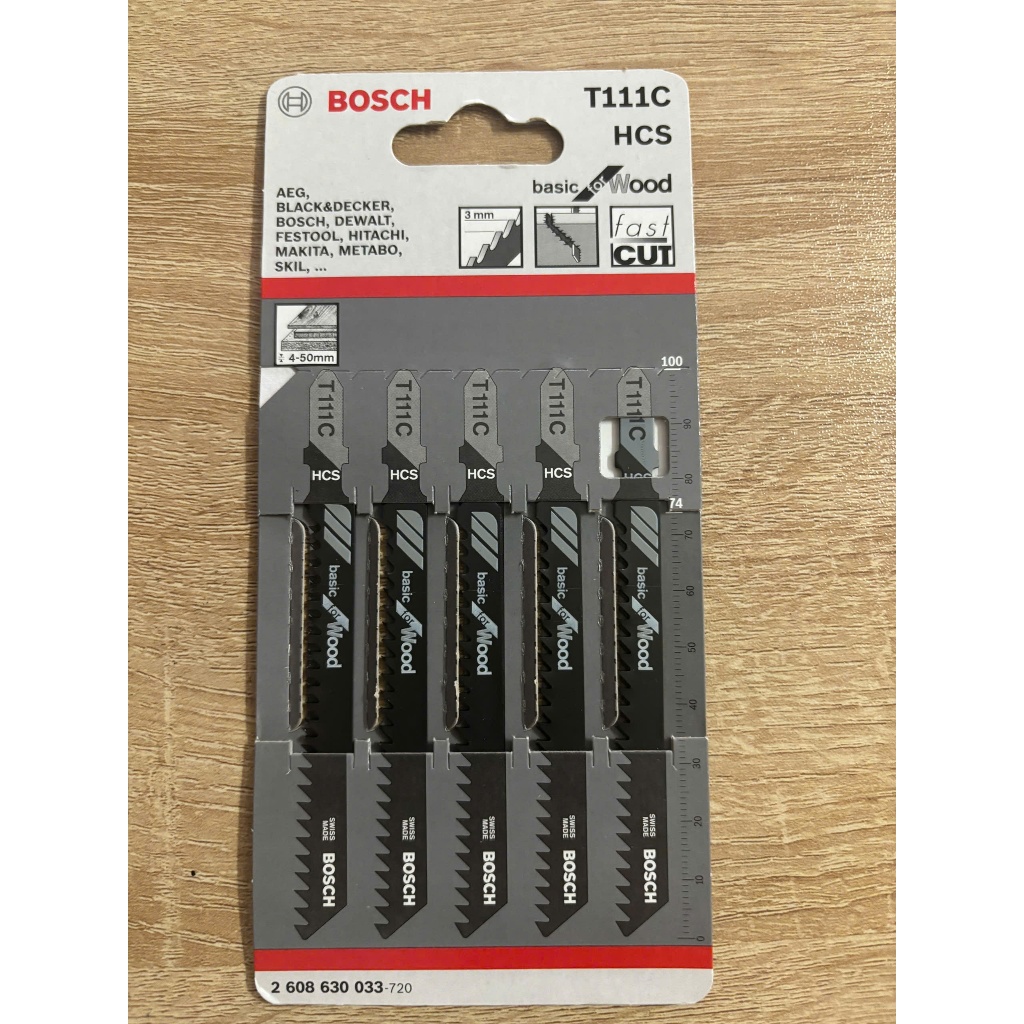 Lưỡi Cưa Lọng Gỗ Bosch T111C 2608630033 Chính Hãng | Shopee Việt Nam