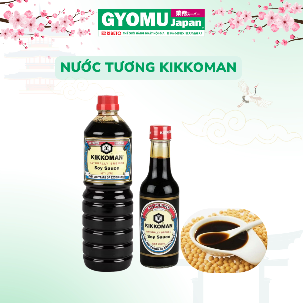 Nước tương soy sauce hiệu Kikkoman - Gyomu Japan | Shopee Việt Nam