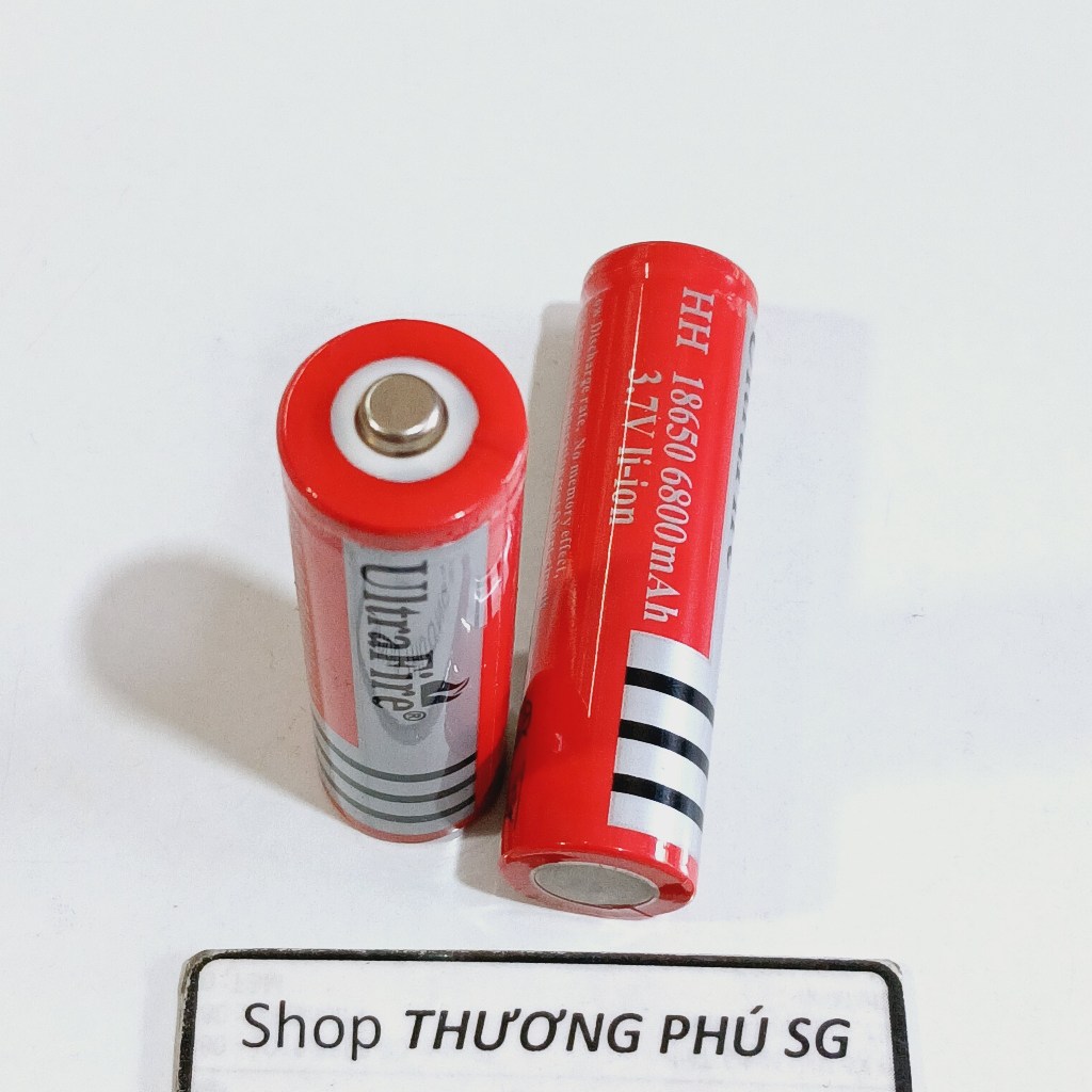 Pin 18650 UltraFire BRC 18650 / 6800mAh - 3.7V Li ion / Pin đầu Nhọn ...