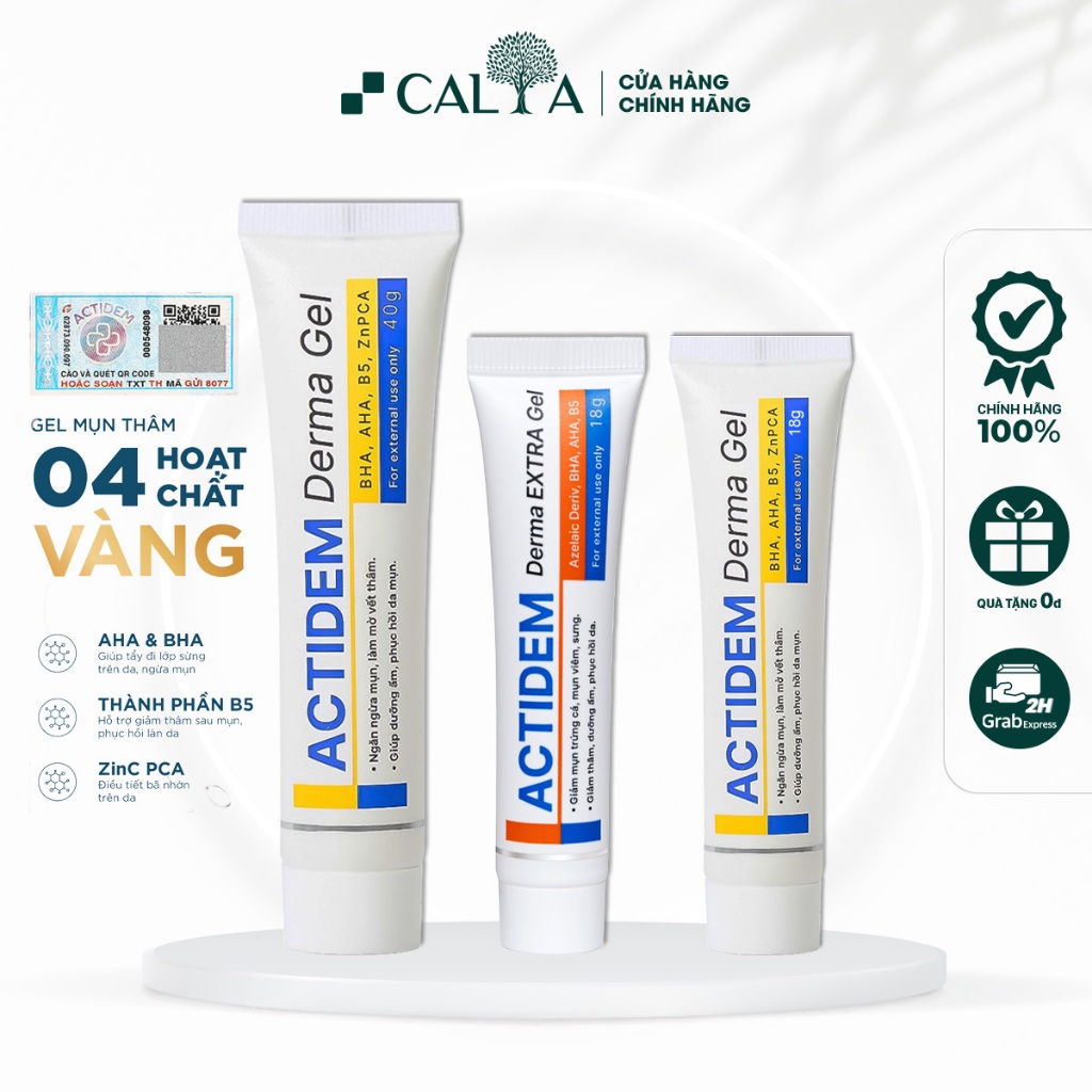 Gel Giảm Mụn Actidem Sạch Mụn, Mờ Thâm Chuyên Sâu 18g/40g | Shopee Việt Nam