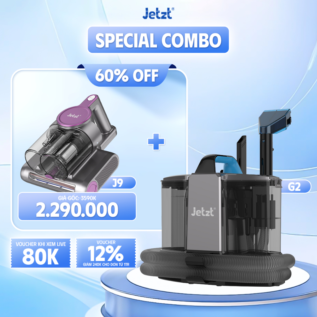Máy hút bụi hút bụi giường nệm diệt khuẩn UV thế hệ mới JETZT J9 | Shopee Việt Nam