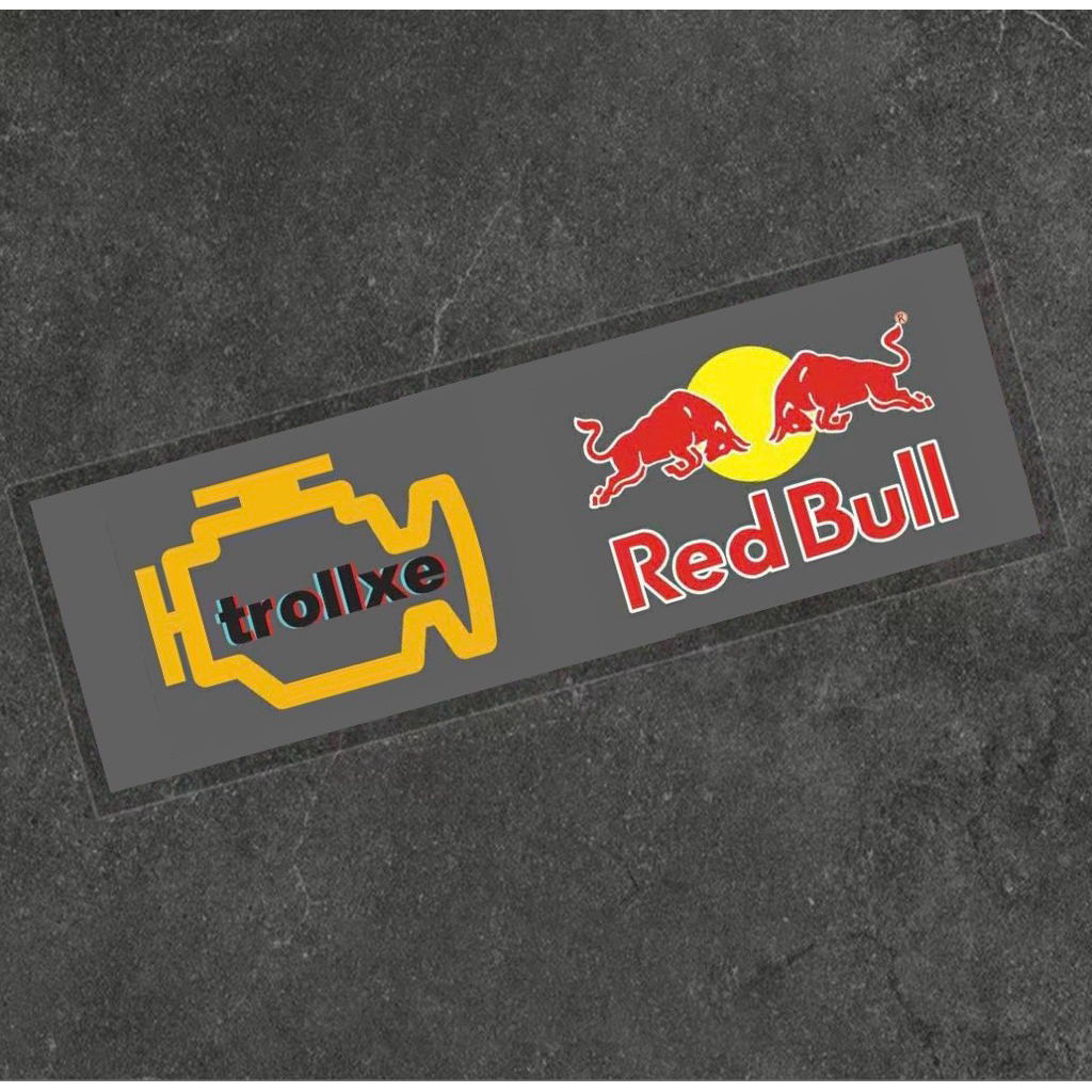 Tem In Nhiệt UV DTF & 2 Tem Troll Xe + Red Bull | Dán Xe Ô Tô - Xe Máy ...