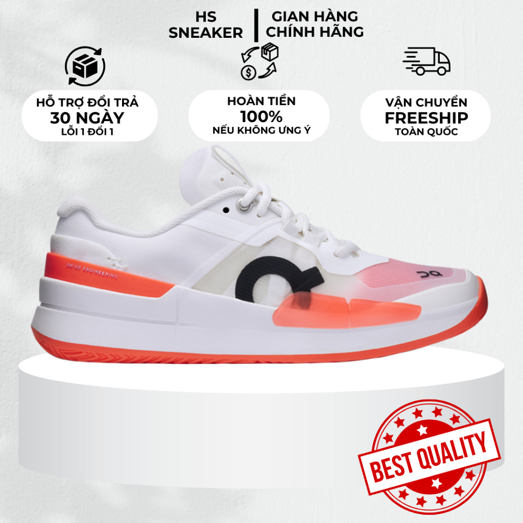 [ Best Quality ] Giày _On Running Roger Pro 2 Clay White Flame Full Box ...