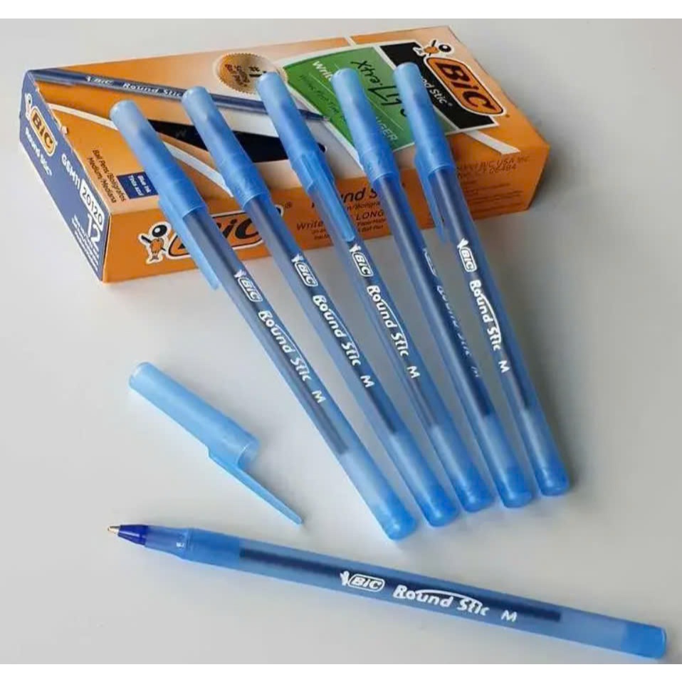 NEW [1 CÂY] Bút hiệu Bic Round Stic M Ball Pen, nét bút 1.0mm giống ...