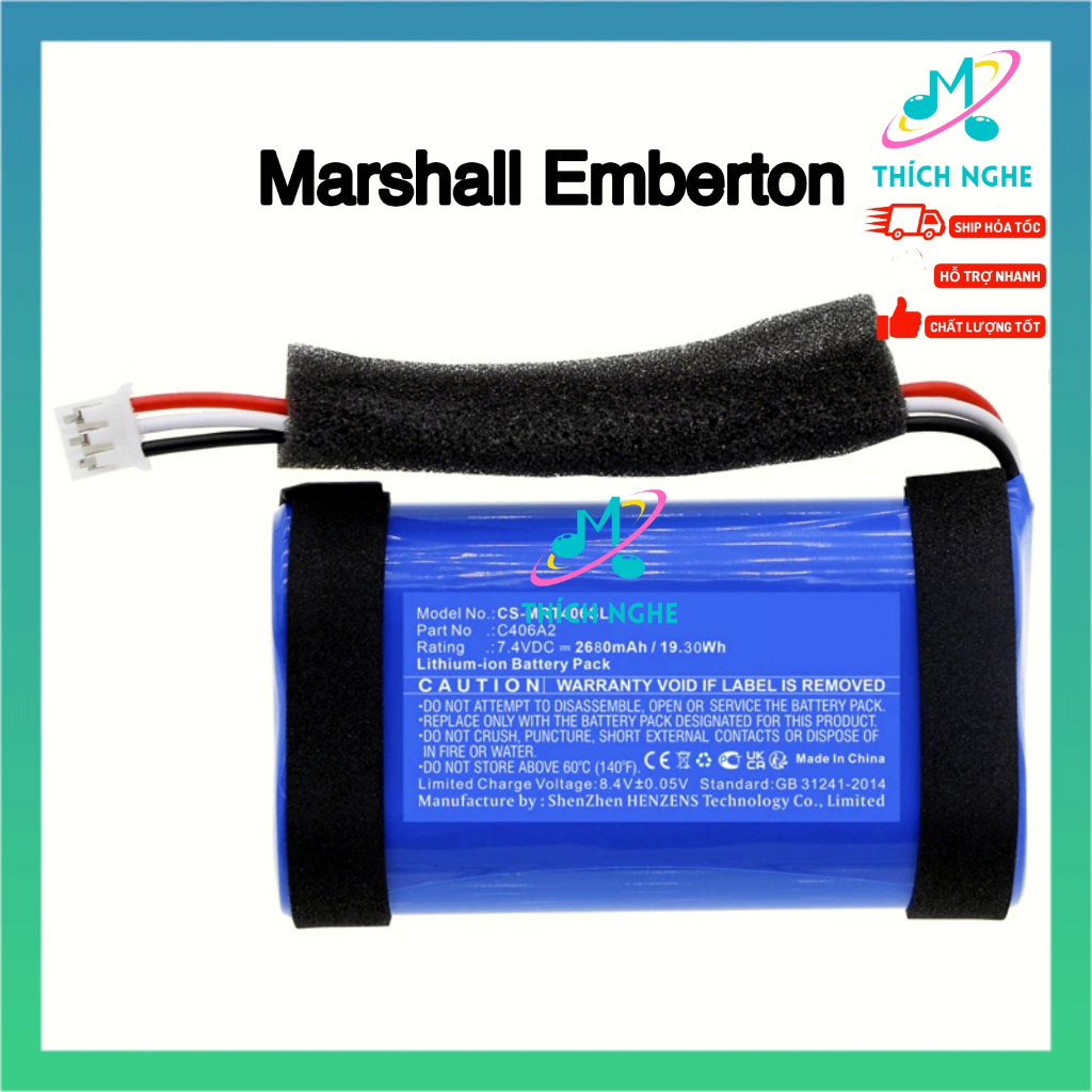 Pin Marshall Emberton 1/2 - thay pin Marshall Emberton 1/2 - Thích Nghe ...