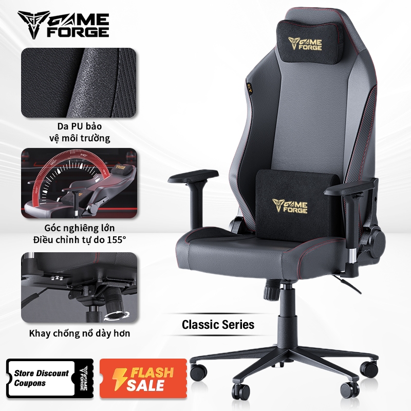 GAMEFORGE Ghế gaming Battle Axe Classic Series gaming chair Da PU chất ...