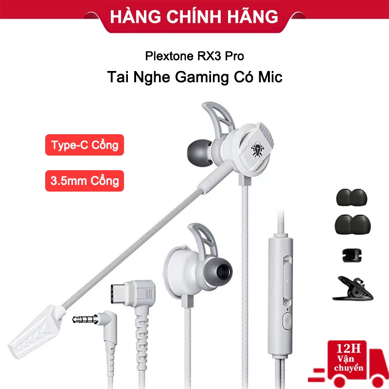 Tai nghe gaming có mic Plextone RX3 Pro, Âm Thanh Đỉnh Cao, hỗ trợ cổng ...