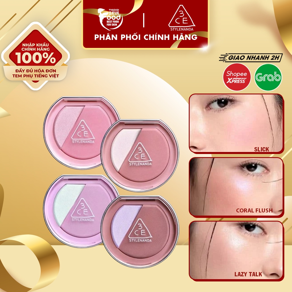 Phấn Má Hồng Bắt Sáng 3CE Blushlighter 9g | Shopee Việt Nam