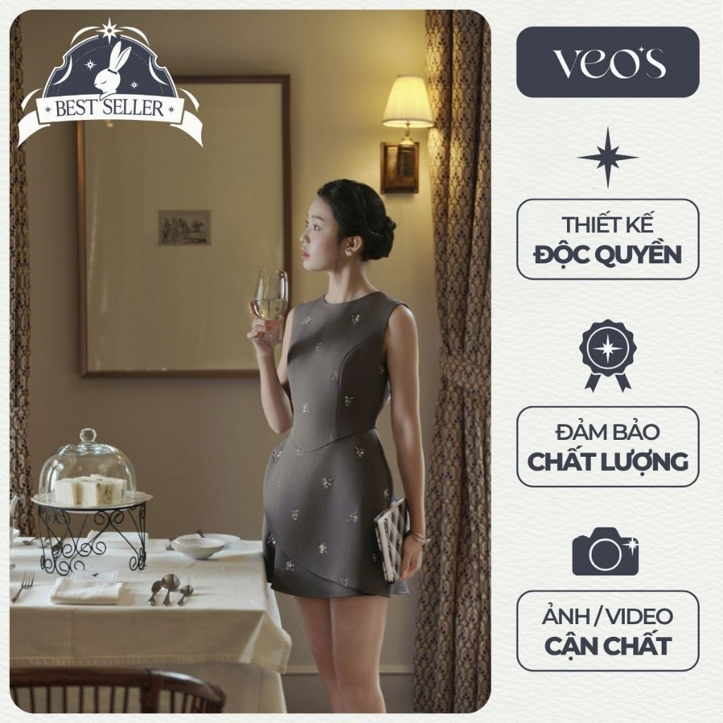 Váy Nữ Dáng Ngắn Thiết Kế Veo's Cách Điệu Chân Váy Chất Liệu Tuysi Chéo ...