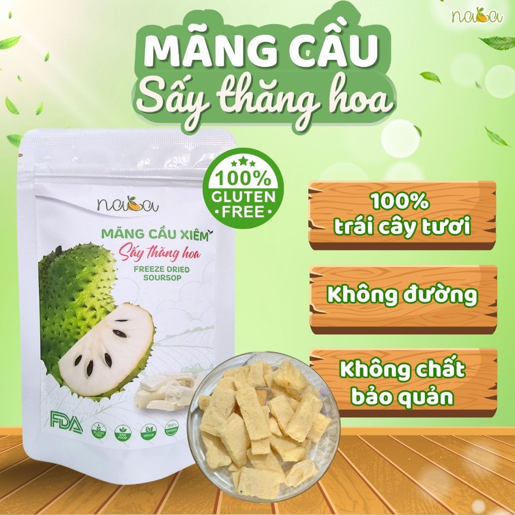 Mãng Cầu Xiêm Sấy Thăng Hoa NAVA 18g Trái Cây Đồ Ăn Vặt Healthy Giữ ...