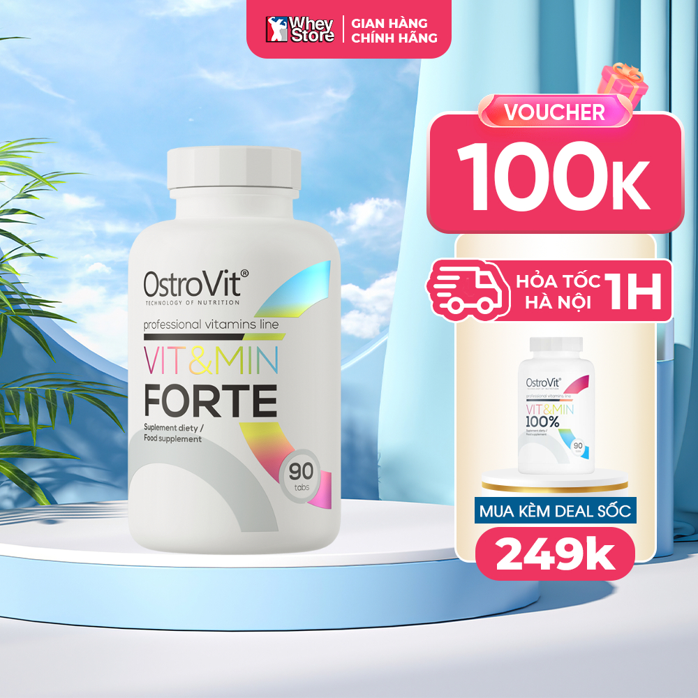 Vitamin Tổng Hợp Ostrovit Vit&Min Forte 90 Viên Chính Hãng Tăng Sức Đề ...