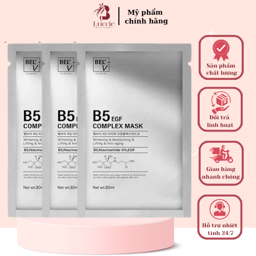 Mặt Nạ B5 EGF Complex Mask Giúp Cấp Ẩm Dưỡng Trắng Phục Hồi Da ...