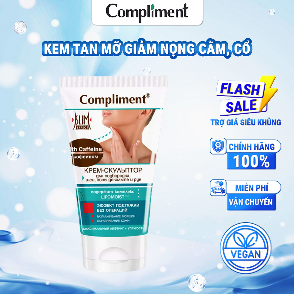 Kem Tan Mỡ Giảm Nọng Cằm, Cổ, Ngực Compliment có chứa caffein150ml | Shopee Việt Nam