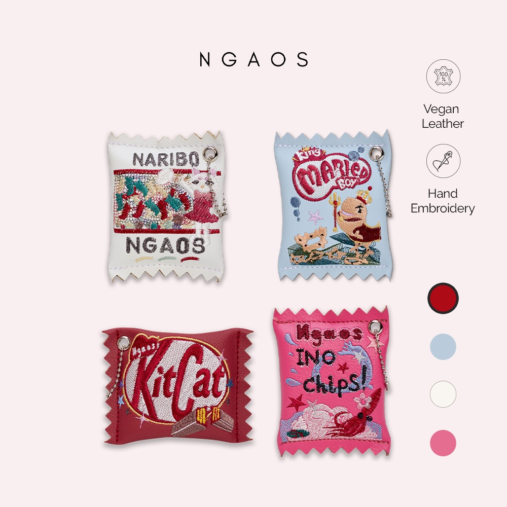 Bimbim Snack Charm - NGAOS - The Jolly Collection - Vegan Leather - Móc ...