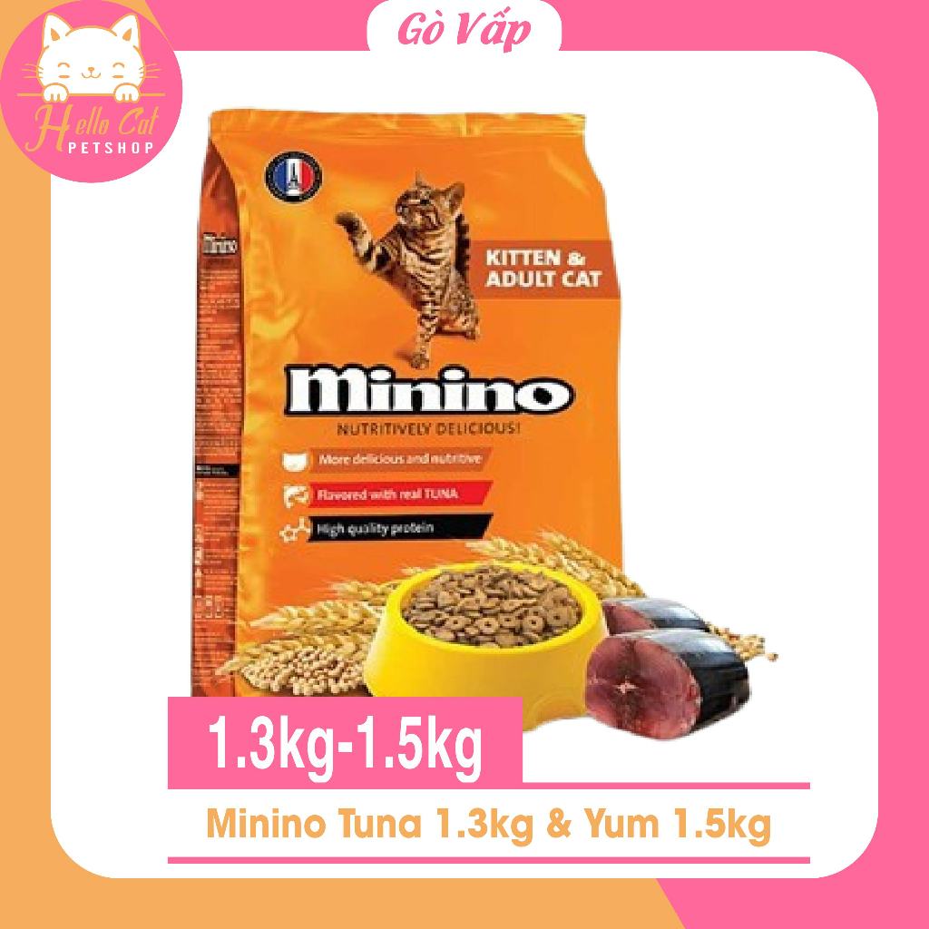 MININO Tuna 480g & MININO Yum 350g - Thức ăn khô cho mèo - Hello Cat ...
