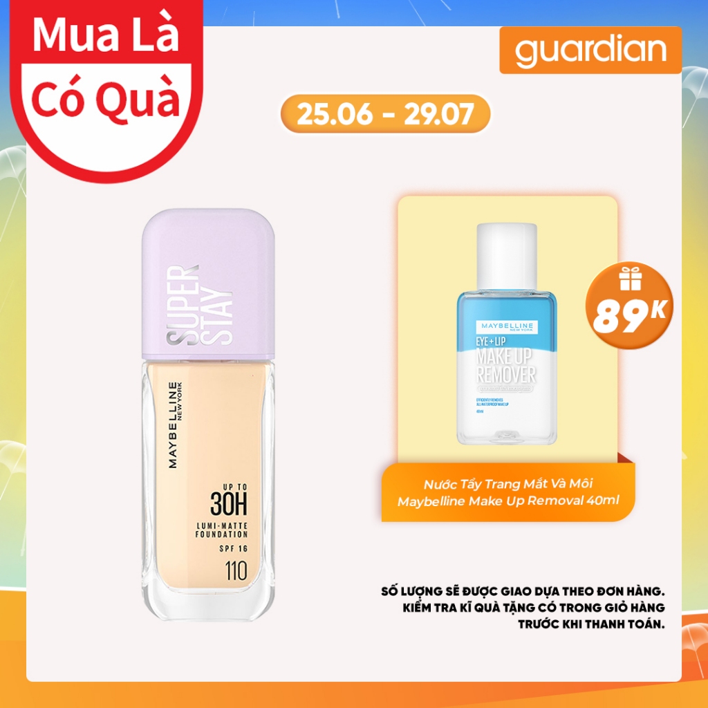 Kem Nền Bắt Sáng Superstay Lumi Matte 30H Che Phủ Siêu Nhẹ Mặt Maybelline New York 35ml | Shopee ...