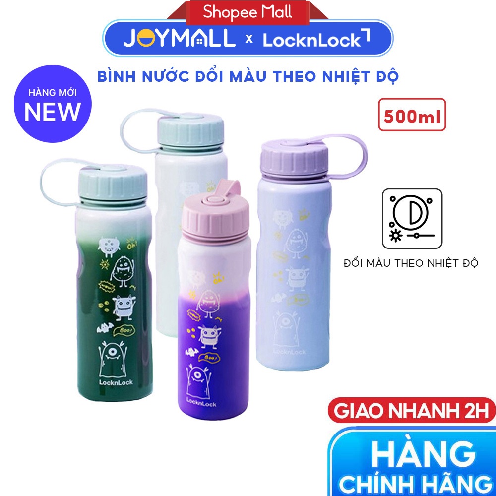 Bình Nước LocknLock 500ml LHC7005 Đổi Màu Theo Nhiệt Độ, Hàng Chính ...