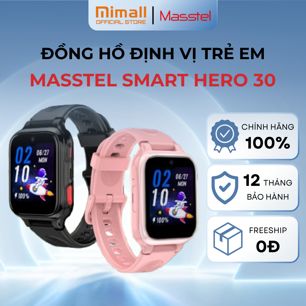 [KID WATCH] Đồng hồ định vị trẻ em Masstel Smart Hero 30 - Bảo hành 12 ...