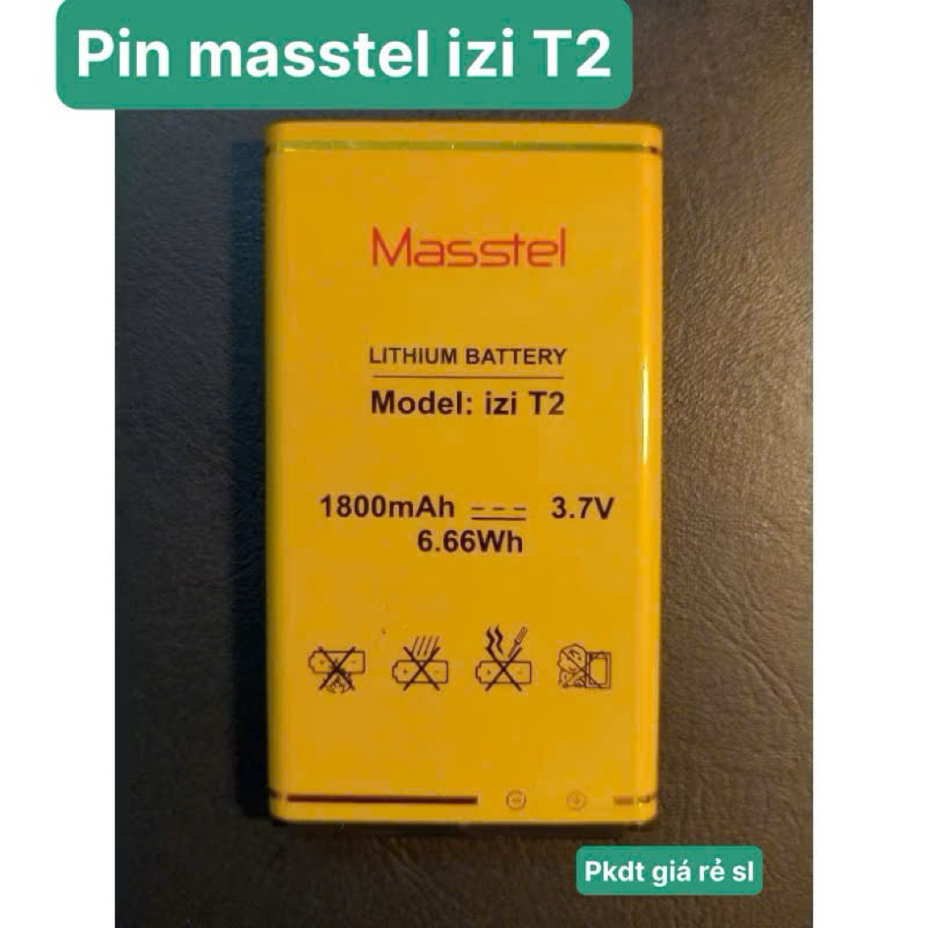 Pin Masstel Izi T2 - Hàng chính hãng - Bảo hành 12 tháng - Dung lượng ...
