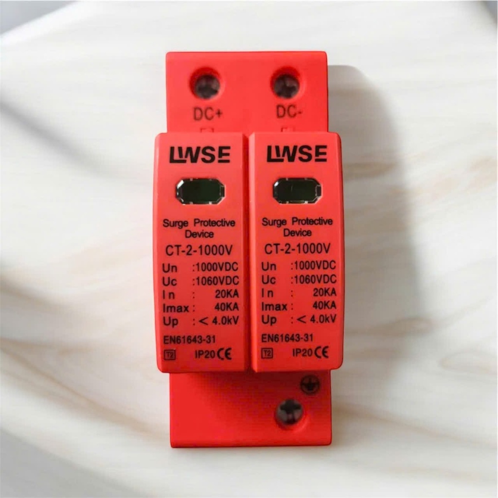 [CHÍNH HÃNG]Cắt sét DC 2P 1000V - Chống sét lan truyền SPD DC 2P ...