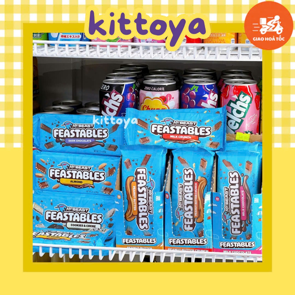 [HỎA TỐC] SOCOLA MRBEAST FEASTABLE ĐỦ VỊ SIÊU NGON CỦA MỸ THANH 60GRAM ...