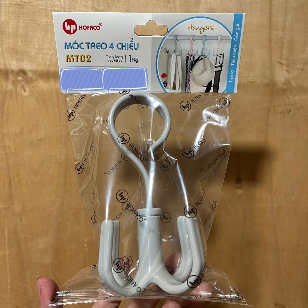 Móc treo 4 chiều xoay 360 độ đa năng MT02 Hồng Phát - Móc treo tất, vớ nhỏ gọn HOFACO | Shopee ...