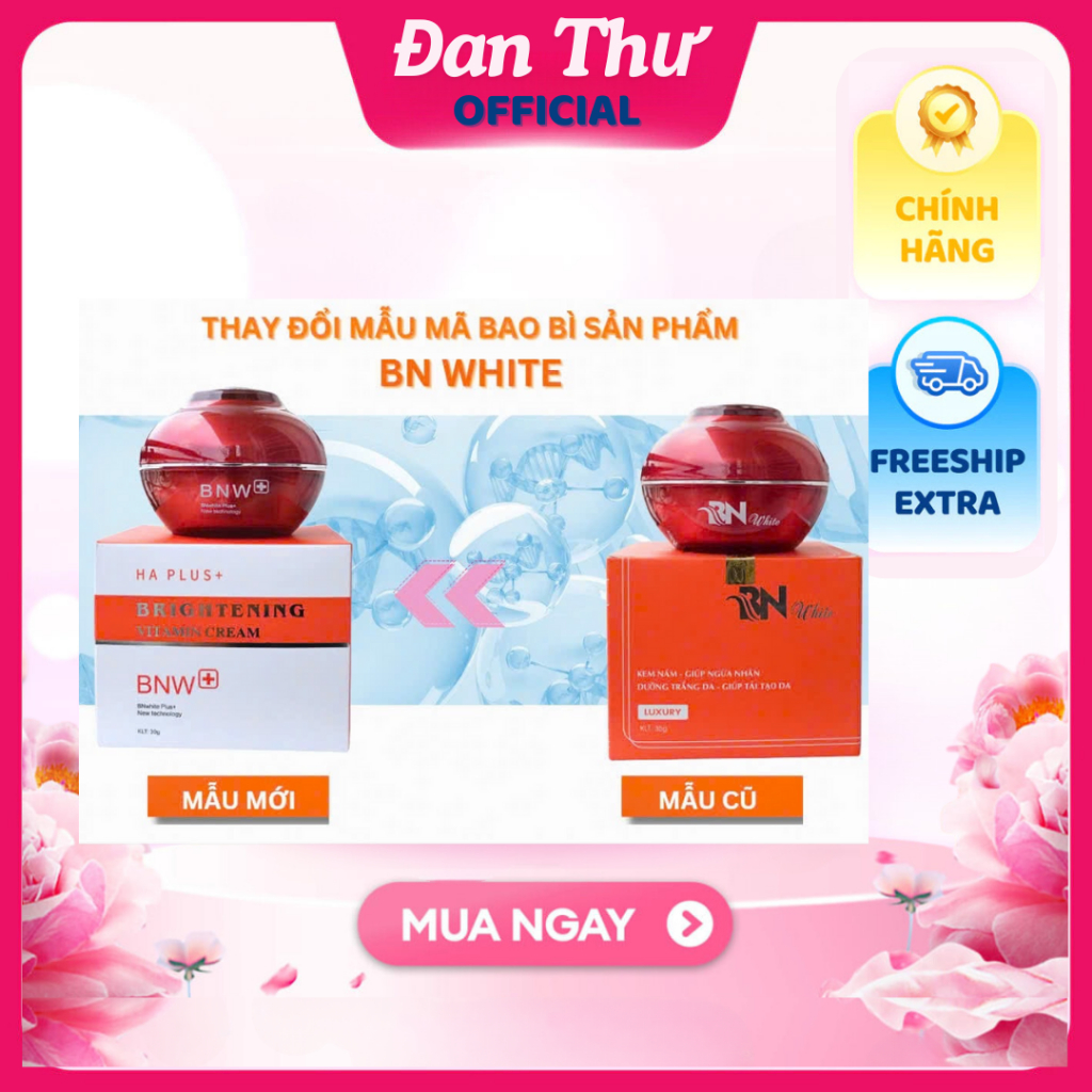 Kem Face Mẫu Mới BN WHITE chuyên nám tàn nhang hộp 35g | Shopee Việt Nam