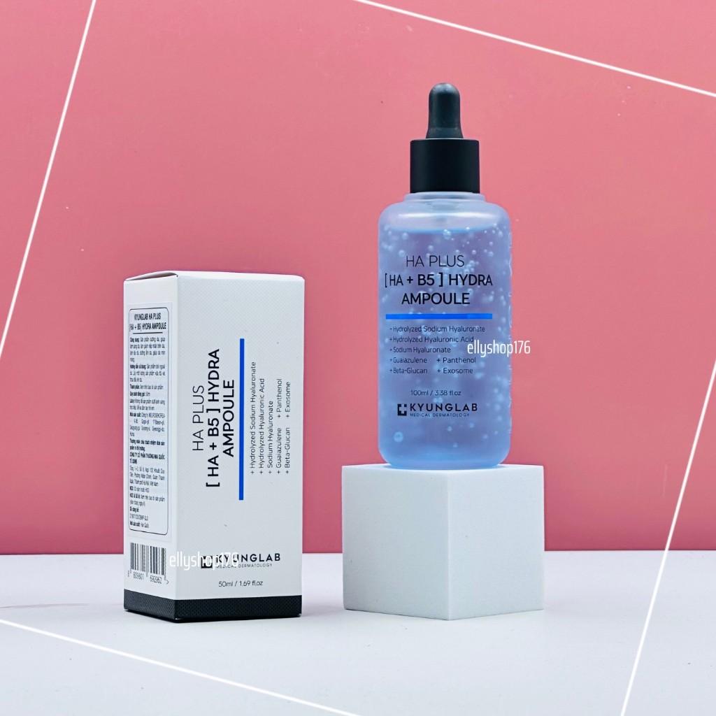 [Mẫu mới] Tinh chất phục hồi, căng bóng da HA B5 Kyung Lab Hydra Ampoule 50ml - Ellyshop176 ...