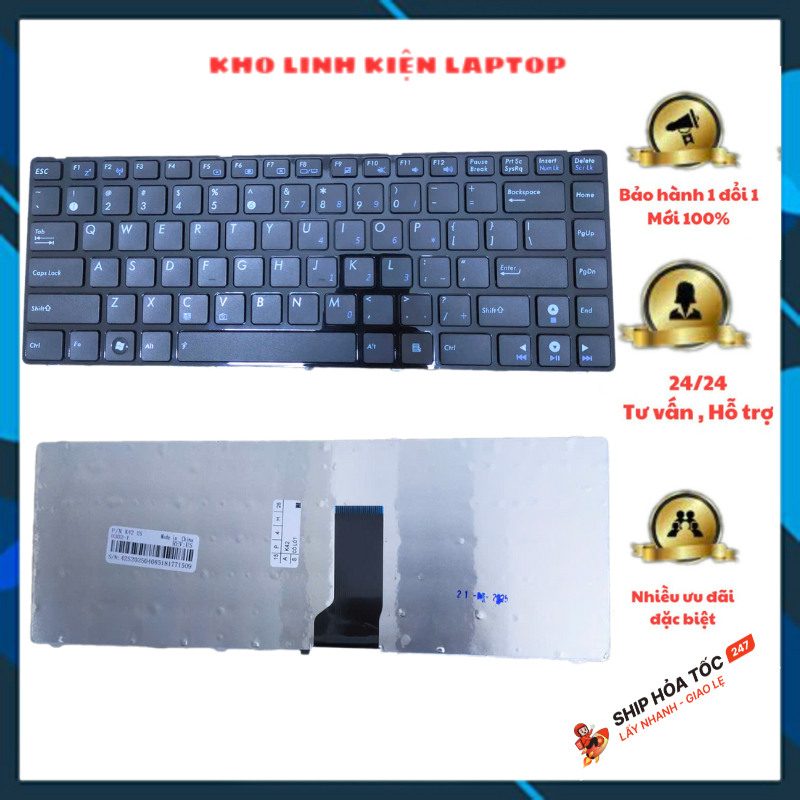BÀN PHÍM ASUS K42 A42 A42F A43 K43 K84 U30 U31 U35 U45 U80 U81 UL30 ...