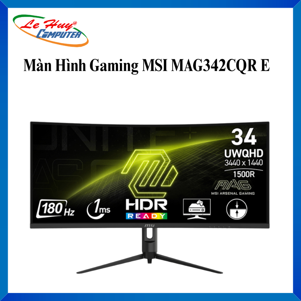 Màn Hình Máy Tính Gaming MSI MAG342CQR E2 (34 inch - VA - UWQHD - 180Hz - 1ms - Cong) - Hàng ...