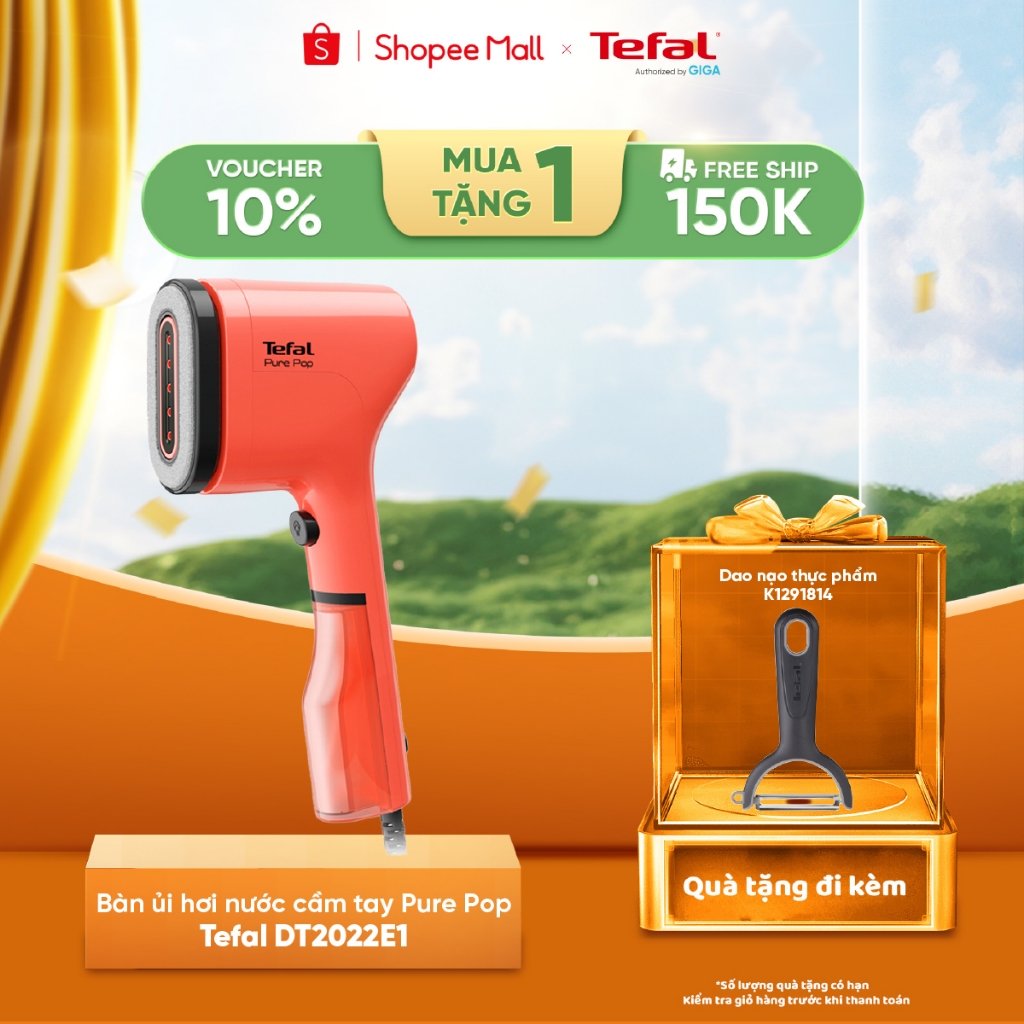 [HN] Bàn ủi hơi nước cầm tay DT2020 Tefal Pure Pop - 4 màu - Tiện lợi ...