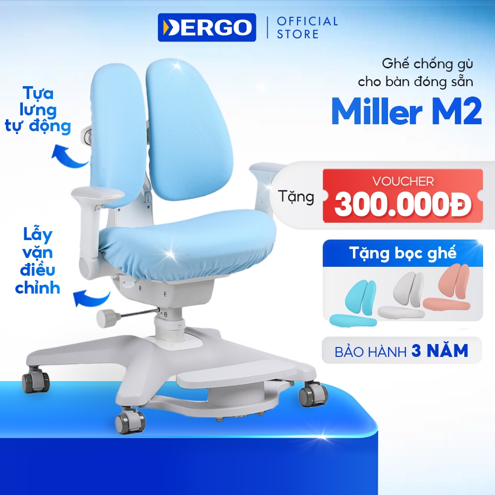 [VOUCHER 300K] Ghế Chống Gù DERGO ISmart Miller M2 Ghế Tự Động Chỉnh ...