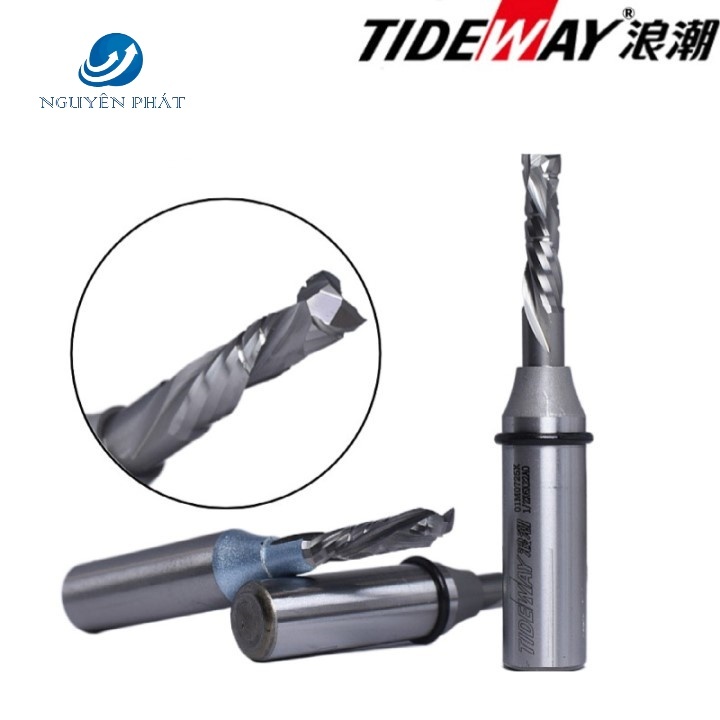 MŨI PHAY CNC CẮT GỖ DAO PHAY 2 CÁNH - 3 CÁNH THẲNG VÀ XOẮN TCT TIDEWAY ...